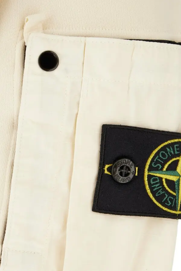 Stone Island Crewneck Sweatshirt With Pocket Detail - Multicolor