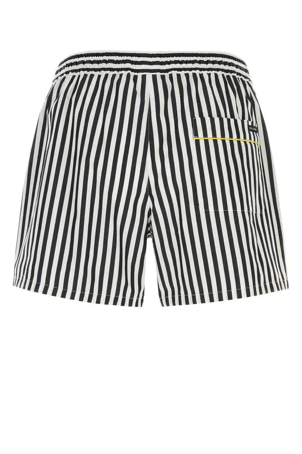 Dolce & Gabbana Embroidered Poplin Bermuda Shorts