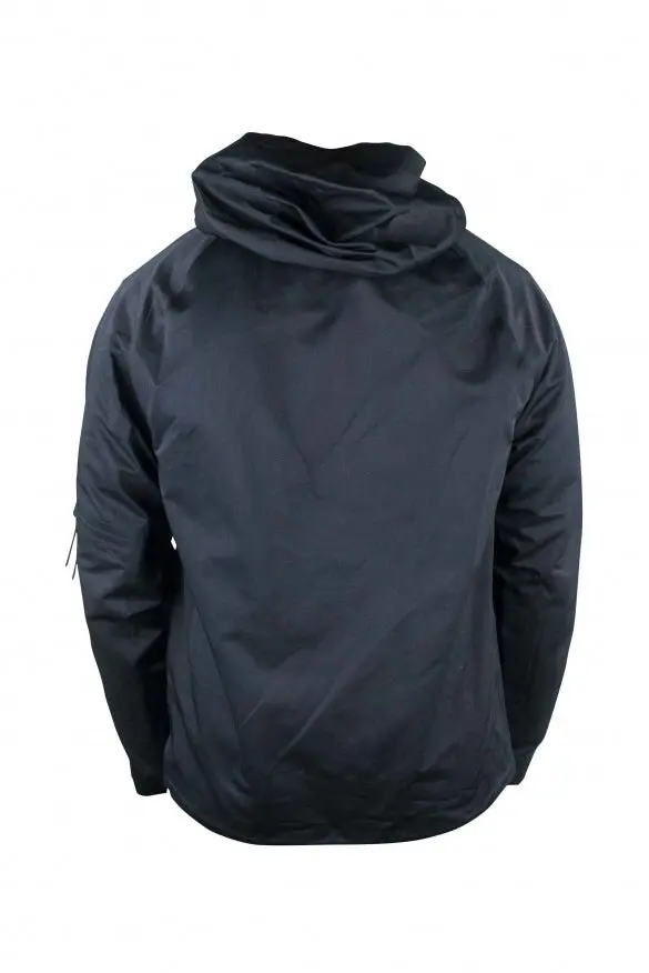 C.P. COMPANY Hooded Jacket With Logo Patch And Multiple Pockets