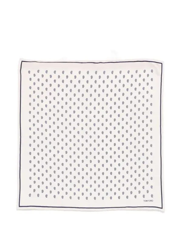 TOM FORD Silk Pocket Square - Multicolor