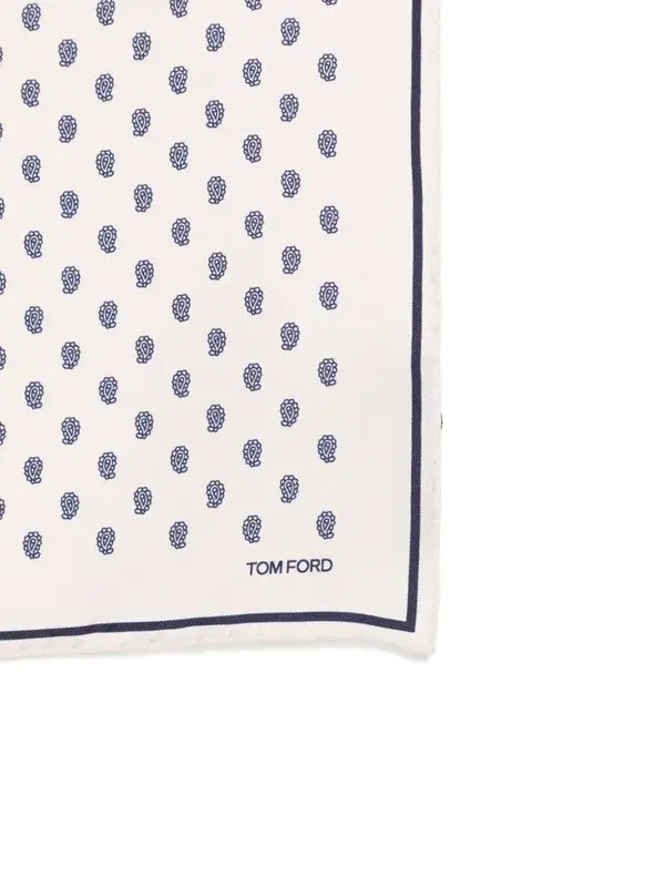 TOM FORD Silk Pocket Square - Multicolor