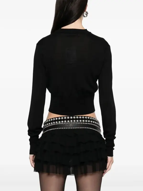 VIVIENNE WESTWOOD Bea Silk Blend Cropped Cardigan