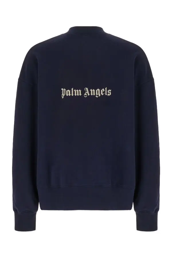 Palm Angels Embroidered Logo Crewneck Sweatshirt