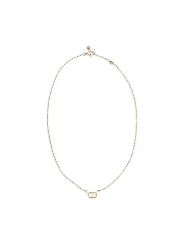 Valentino Garavani Ovalette Necklace With Swarovski Crystals - Gold