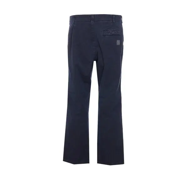 Stone Island Logo Chino Pants - Blue