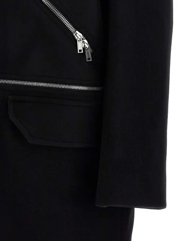 Rick Owens Blixa Jumbo Mac Zip-up Coat
