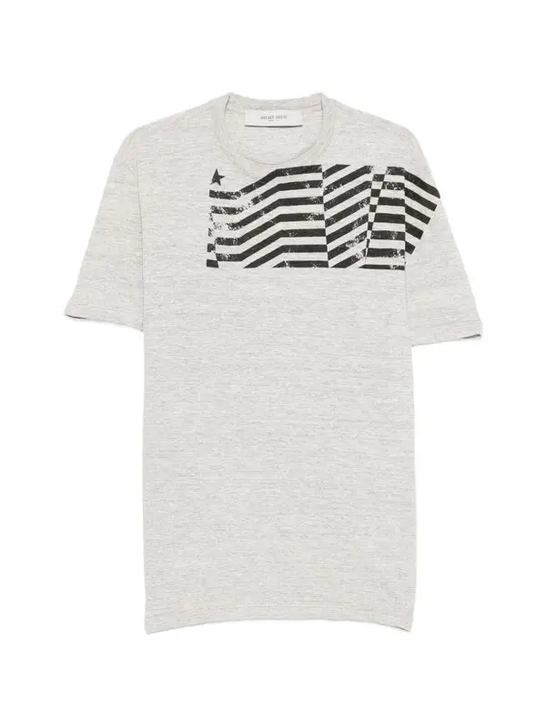 GOLDEN GOOSE Flag Print T-shirt