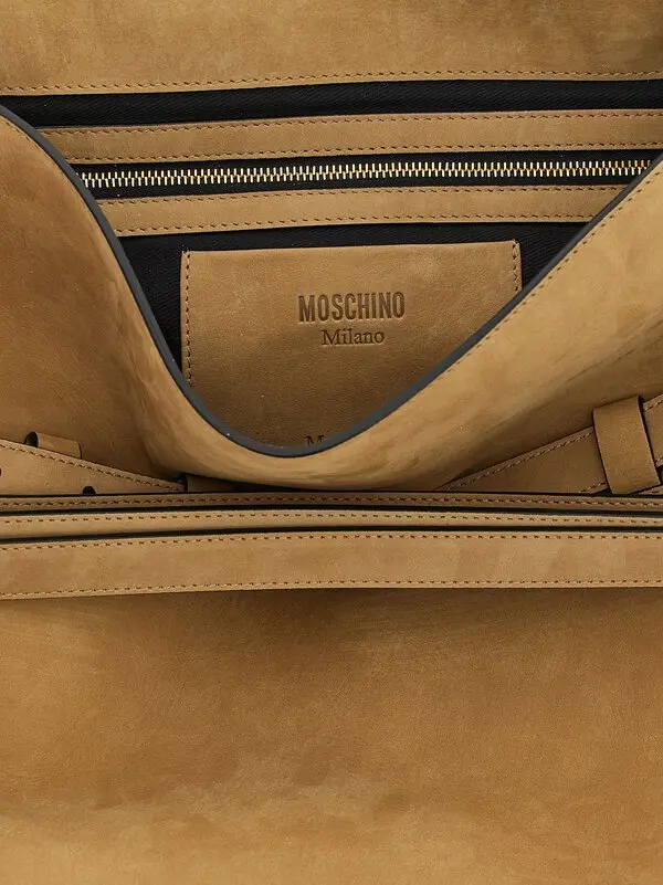 Moschino Tie Me Shoulder Bag - Cream