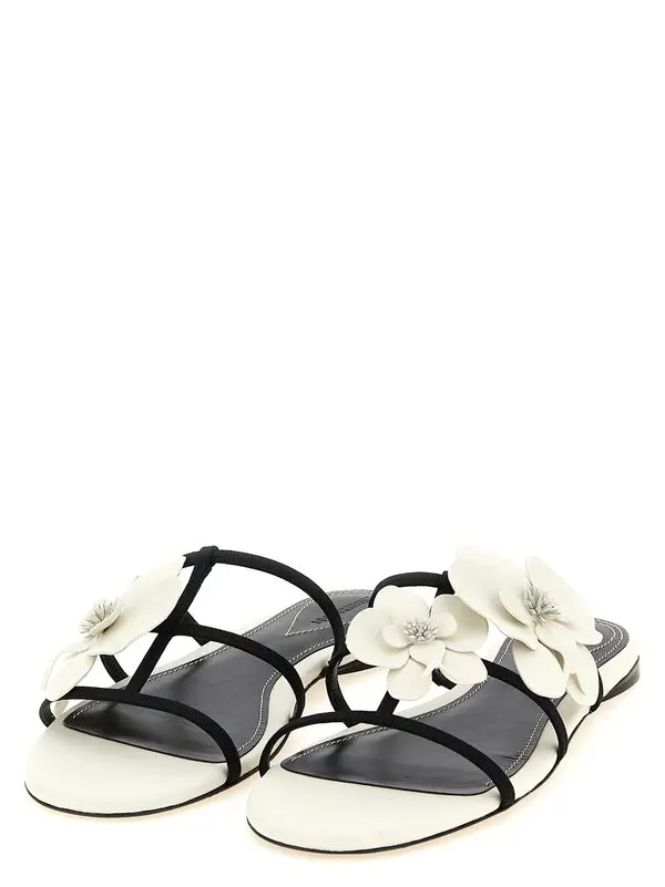 Zimmermann Orchid Leather Slides