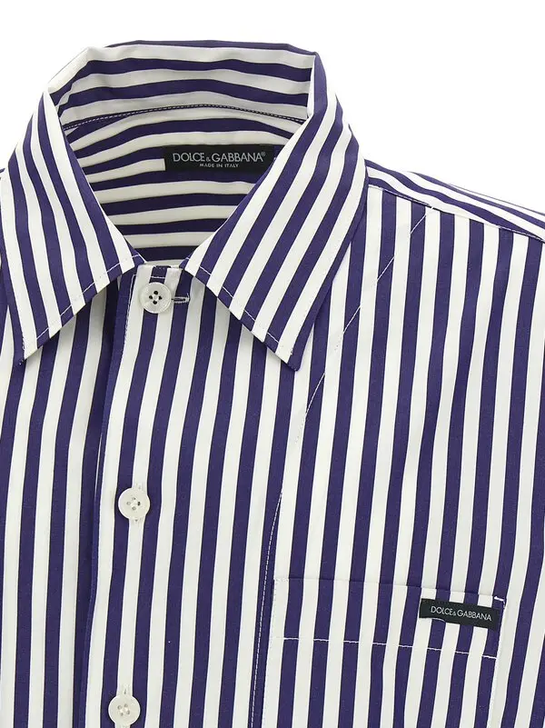 Dolce & Gabbana Striped Shirt - Blue