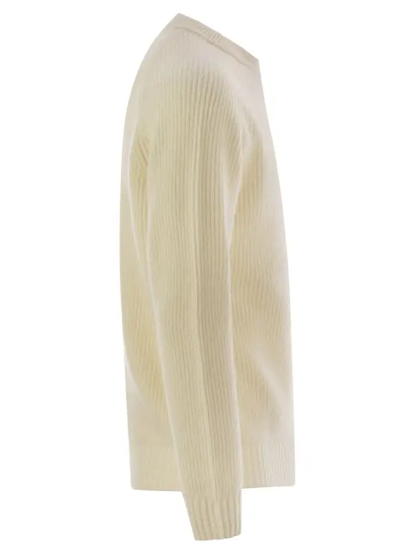Peserico Crew-neck Ribbed Knit Sweater
