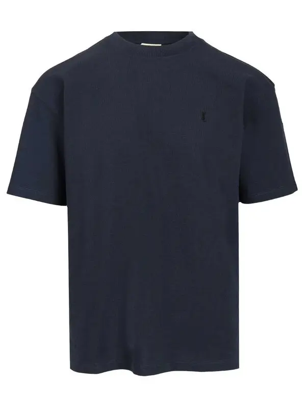 Saint Laurent Oversized Cassandre T-shirt - Blue