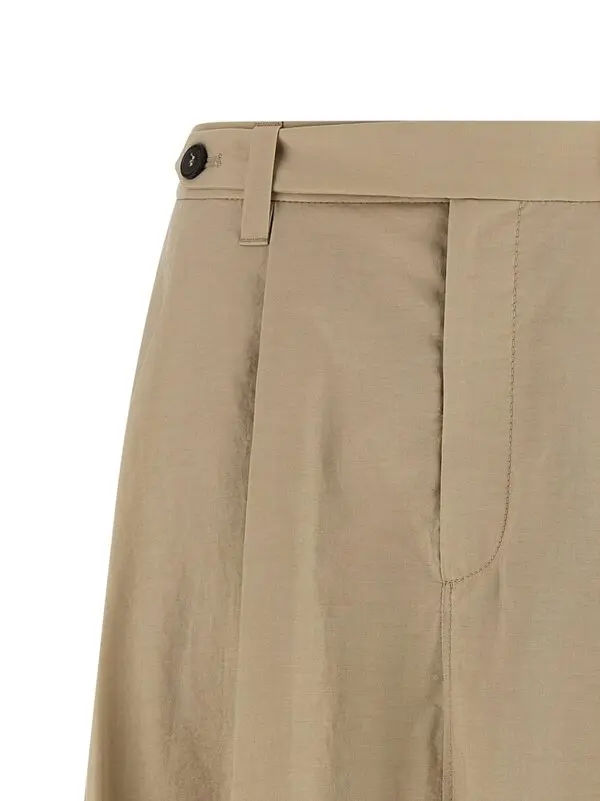 Brunello Cucinelli Flared Cotton Skirt - Cream