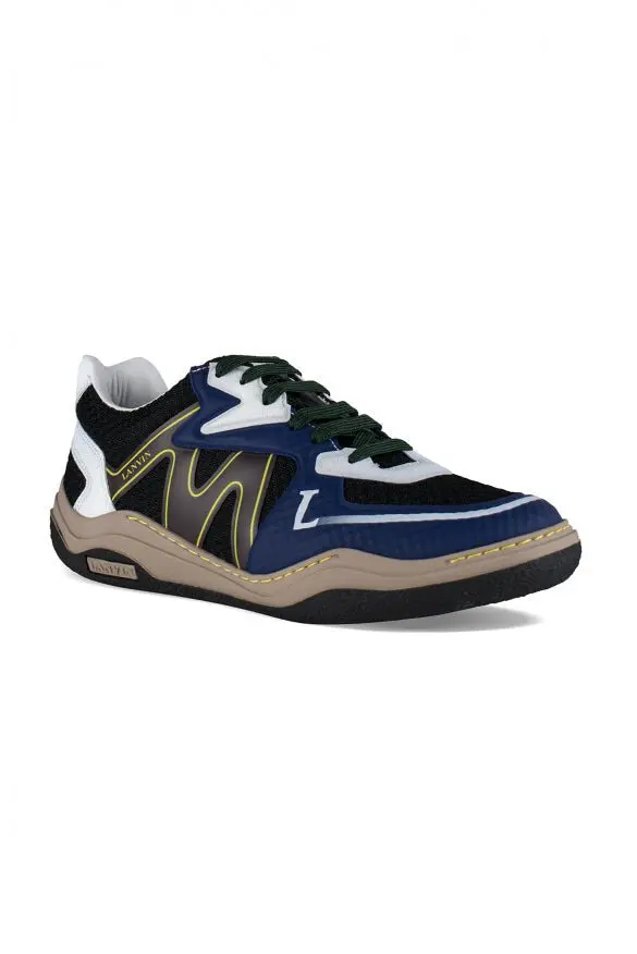 LANVIN Sneakers With Logo Detailing - Black