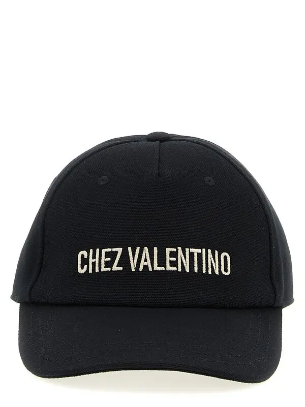 Valentino Garavani Chez Baseball Cap - Black