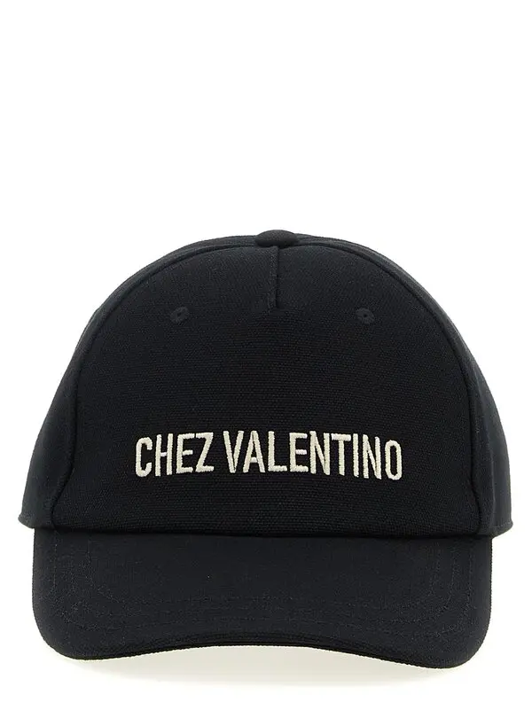 Valentino Garavani Chez Baseball Cap - Black