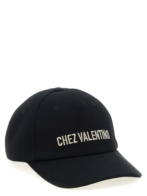 Valentino Garavani Chez Baseball Cap - Black