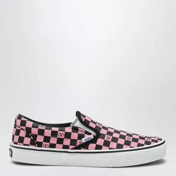 VALENTINO GARAVANI X VANS Vlogo Checkerboard Print Slip-on Sneakers - Multicolor