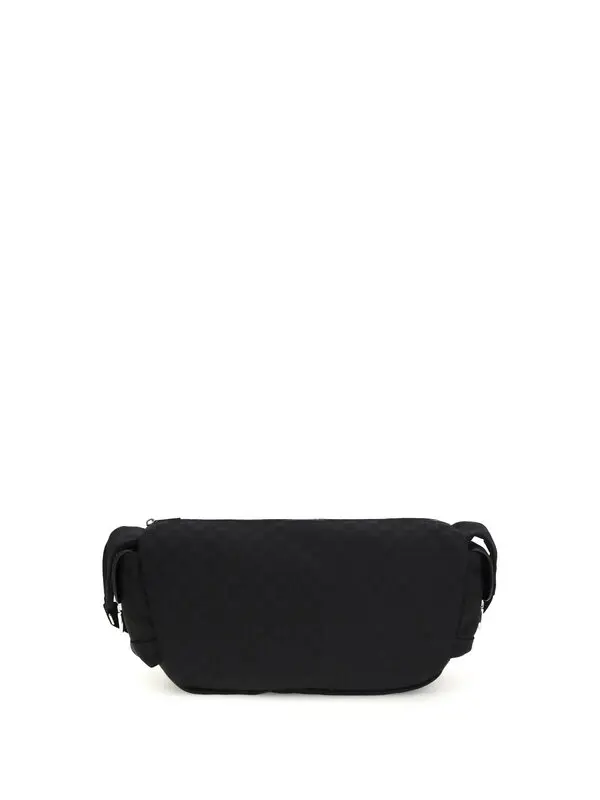 Gucci Gg Fabric Shoulder Bag - Black