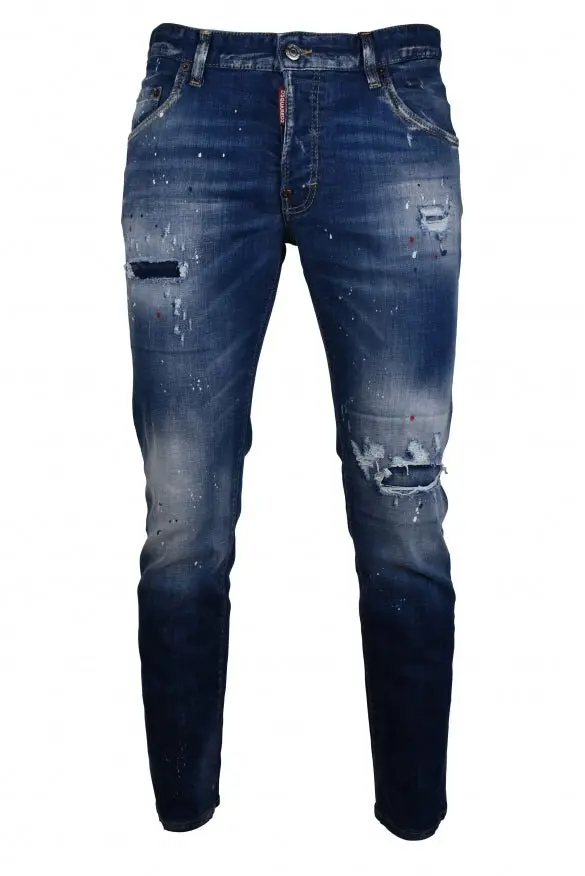 Dsquared2 Skater Jeans With Distressed Details - Blue