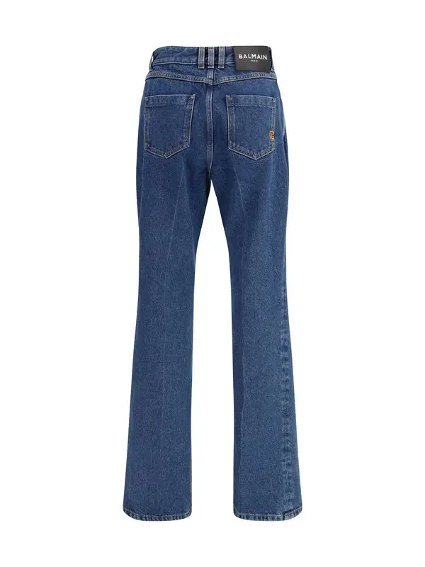 Balmain Straight-leg Jeans - Blue