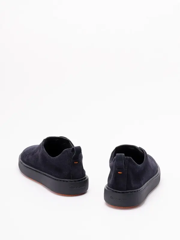 Santoni Victory Suede Slip-on Sneakers - Multicolor