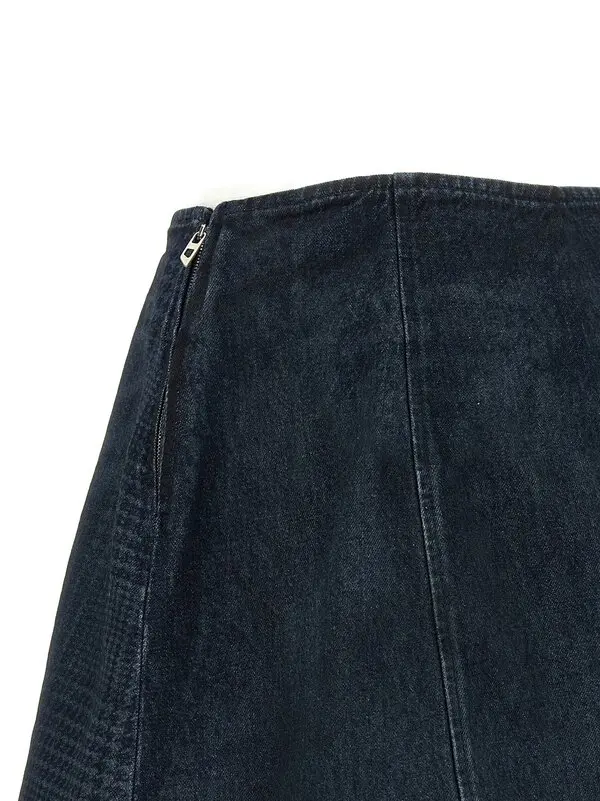 DIESEL® De-sweny-s1 Stonewash Denim Mini Skirt