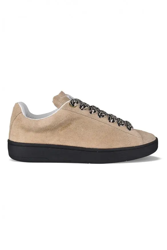 LANVIN Suede Lace Up Sneakers