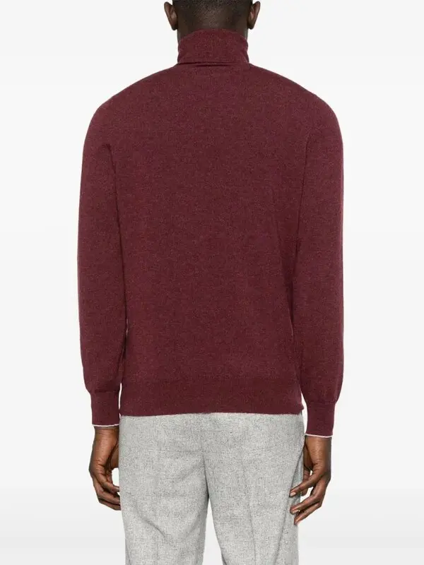 Brunello Cucinelli Cashmere Turtle-neck Sweater - Multicolor