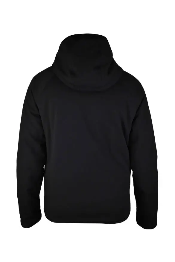 Dolce & Gabbana Hooded Vest With Metal Logo Plaque - Black