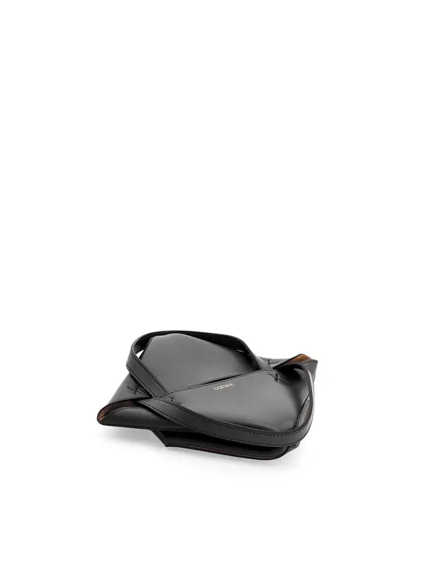 Loewe Mini Puzzle Fold Tote - Black