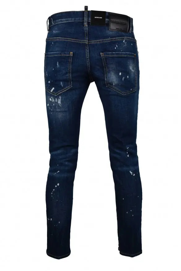 Dsquared2 Cotton Skater Jeans With Distressed Details
