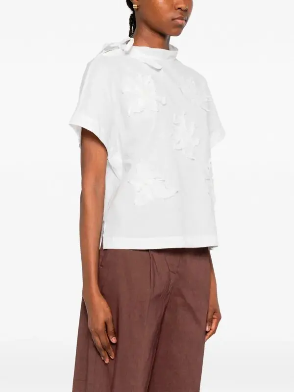 Peserico Embroidered Cotton Shirt