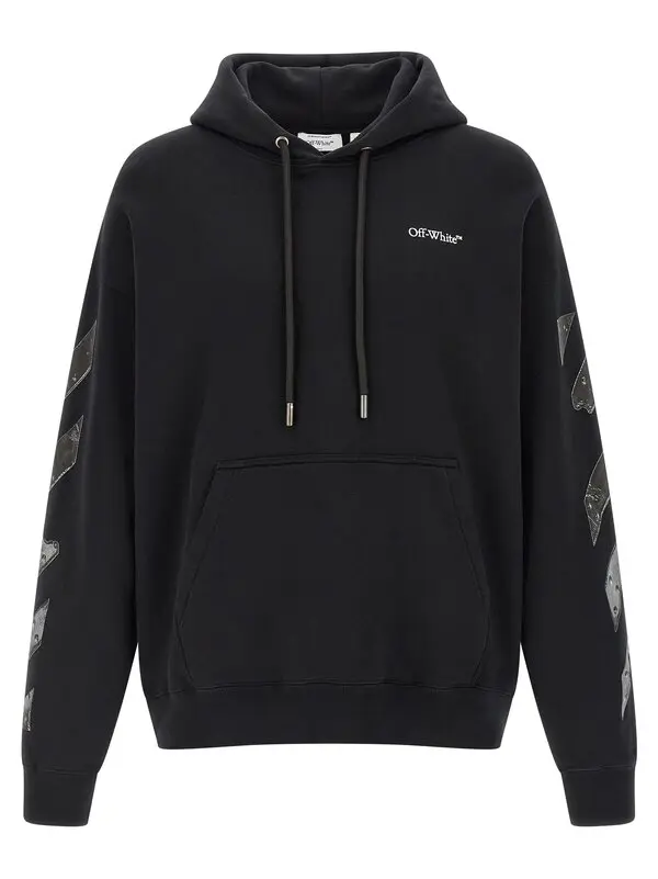 Off-White Metal Arrow Skate Hoodie - Black