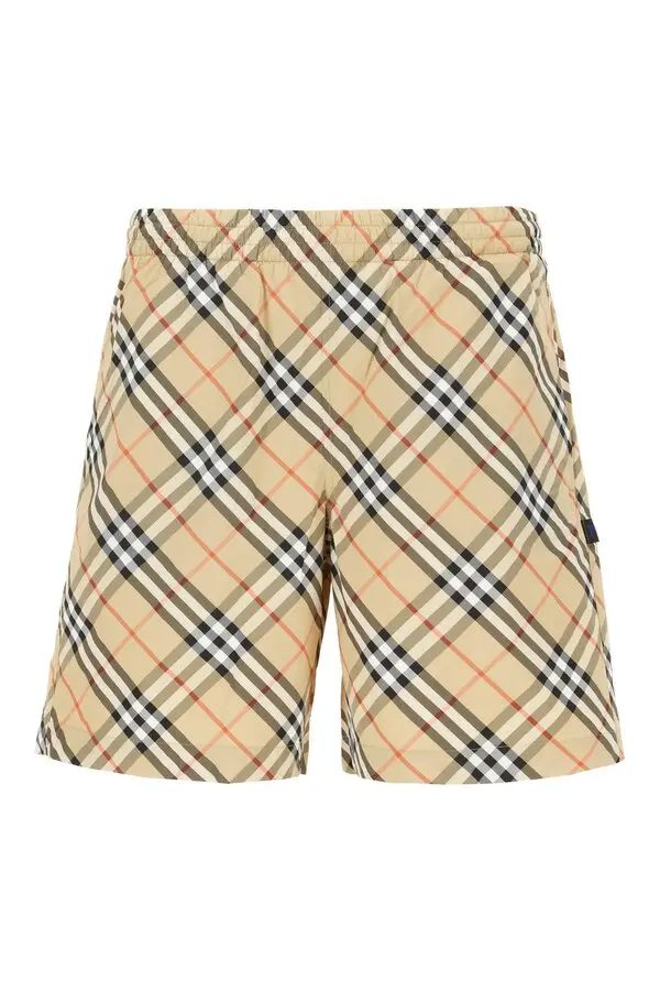 Burberry Checked Swimwear & Beach Fashion - Multicolor