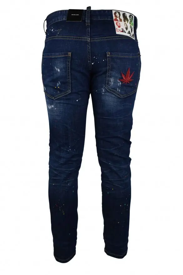 Dsquared2 Skater Jeans - Blue