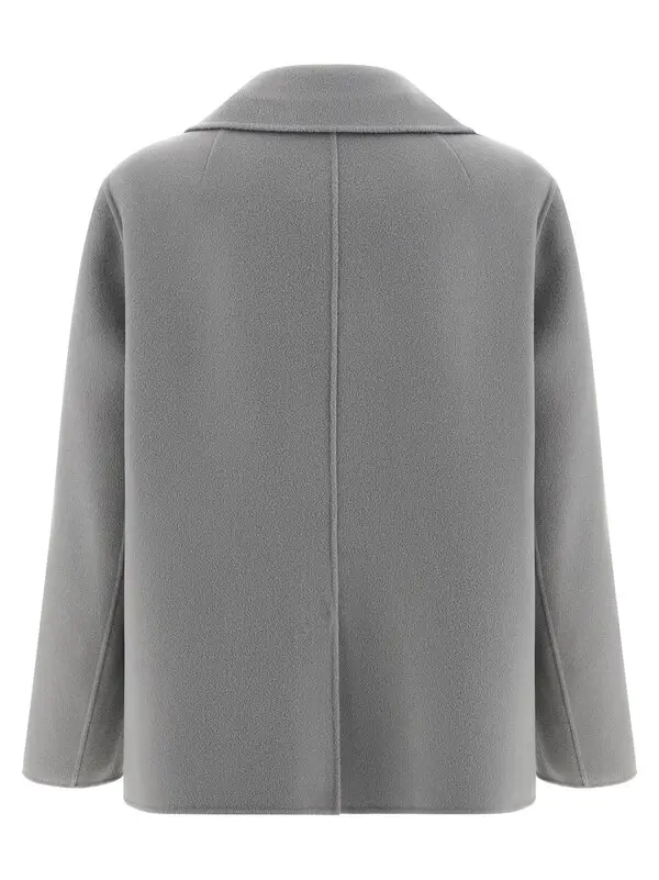 Max Mara Smmmargot Double-breasted Blazer - Gray
