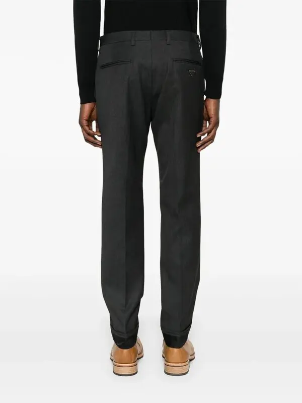 Prada Wool Slim Fit Trousers