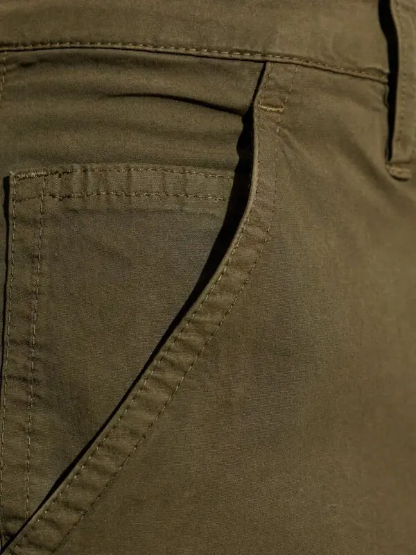 Dries Van Noten Cotton Trousers With Side Pocket - Green