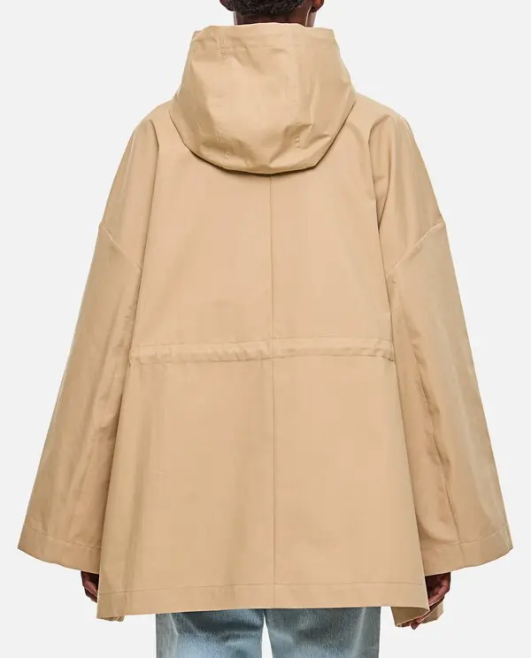 Moncler Gaillon Hooded Parka In Cotton - Multicolor