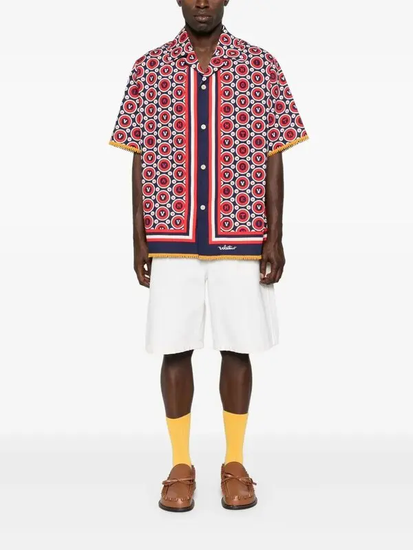 Valentino Garavani Bulles Royales` Bowling Shirt - Multicolor
