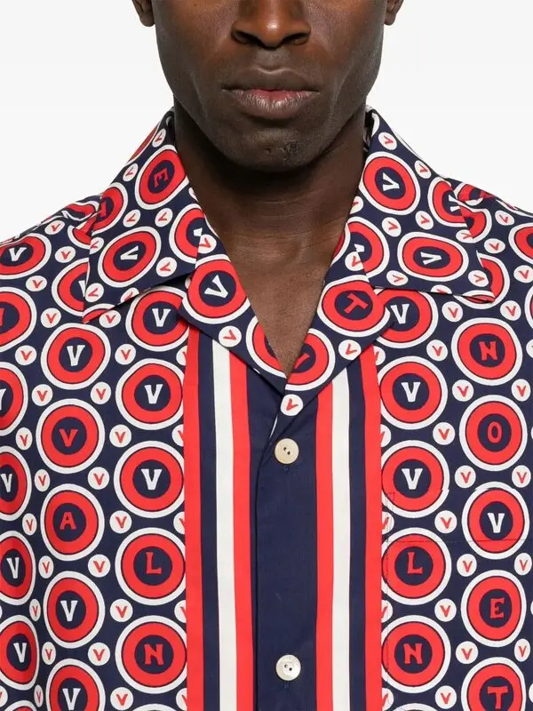 Valentino Garavani Bulles Royales` Bowling Shirt - Multicolor