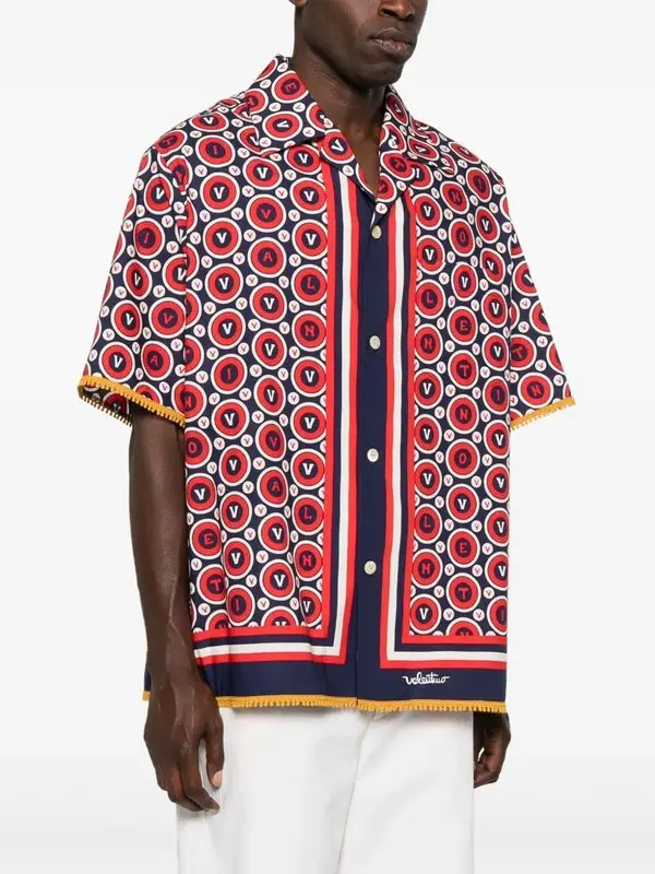 Valentino Garavani Bulles Royales` Bowling Shirt - Multicolor