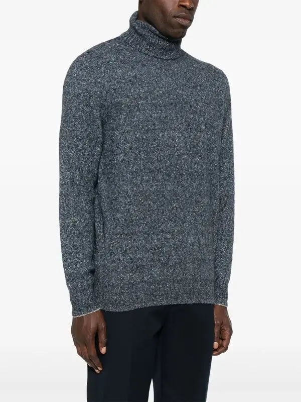 Brunello Cucinelli Alpaca Turtleneck Sweater - Multicolor