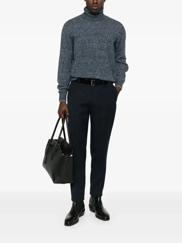Brunello Cucinelli Alpaca Turtleneck Sweater - Multicolor