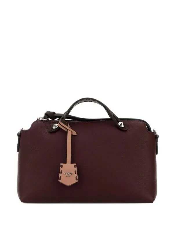 Fendi By The Way Soft Selleria Medium Bag With Macro Stitching - Red