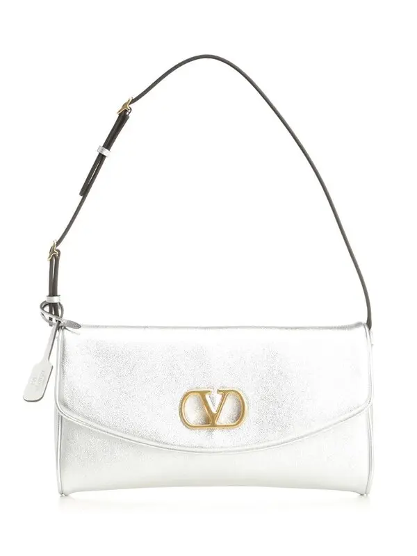Valentino Garavani Devain Shoulder Bag - Silver