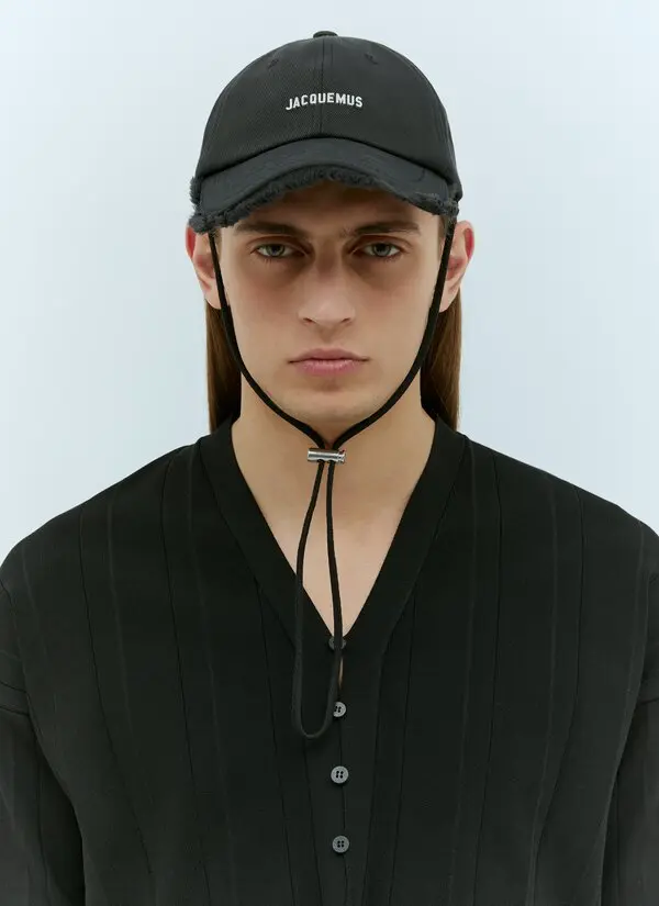 Jacquemus La Casquette Artichaut Baseball Cap - Black