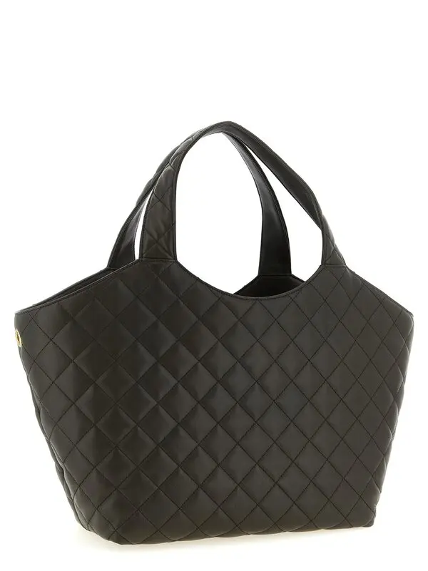 Saint Laurent Medium Icare Shopping Bag In Lamb Nappa Leather - Brown