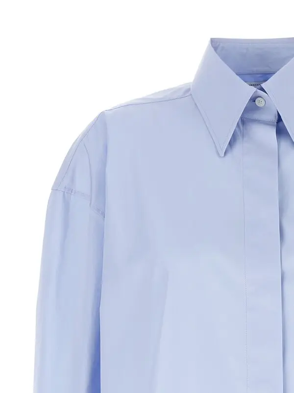 Givenchy Asymmetrical Cotton Poplin Shirt